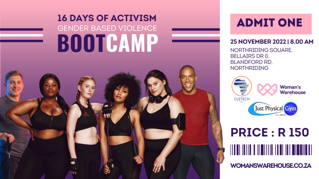 GBV Bootcamp (25 November 2023 – 09:00 – 14:00): Single Entry – Womans Warehouse